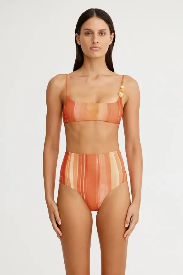 Significant Other High Waist Brief - Sherbet Stripe