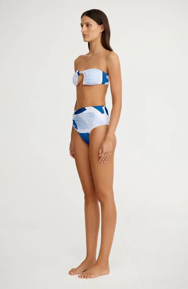 Significant Other Zhara Printed Strapless Top - Shapes
