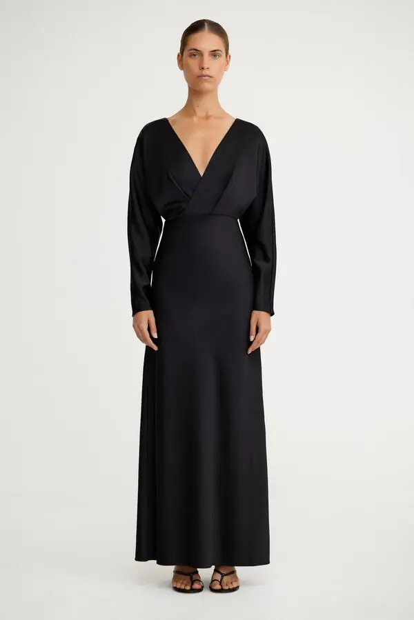 Significant Other Lucile Long Sleeve Maxi Dress - Black