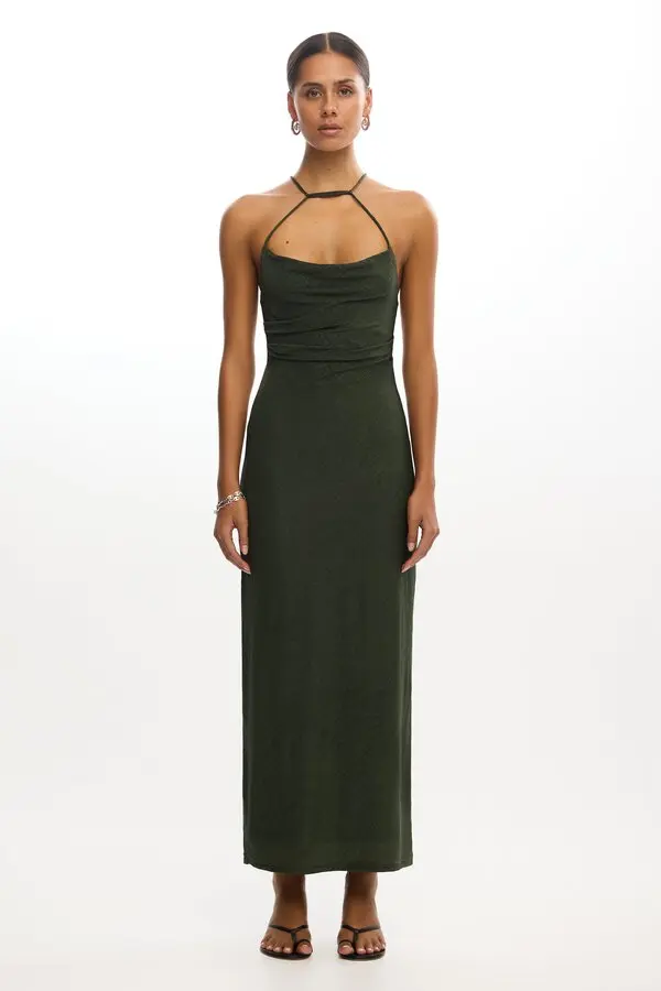 Significant Other Knot Strap Midi Dress