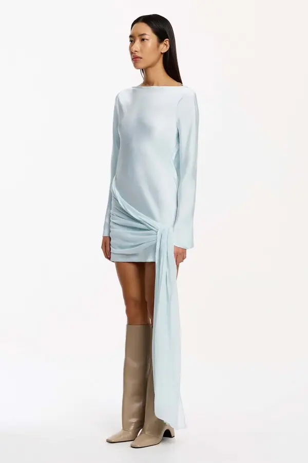 Significant Other Farrah Long Sleeve Mini Dress - Adriatic