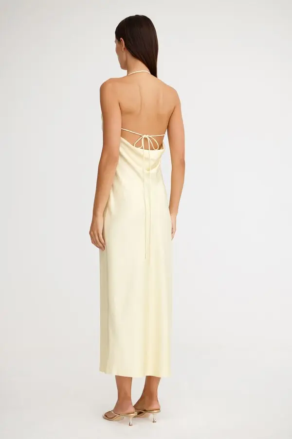 Significant Other Danika Cowl Dress - Butter
