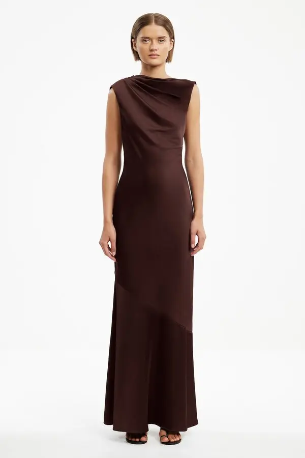 Significant Other Maxi Dress - Chocolate