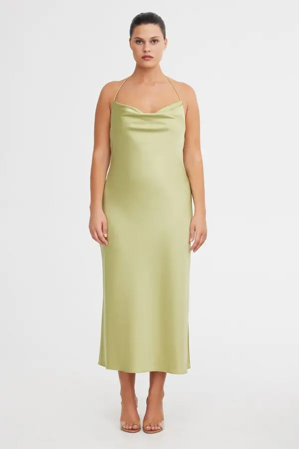 Significant Other Danika Cowl Dress - Matcha
