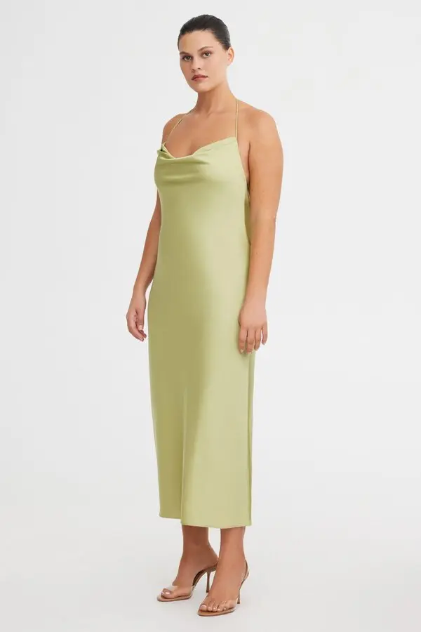 Significant Other Danika Cowl Dress - Matcha
