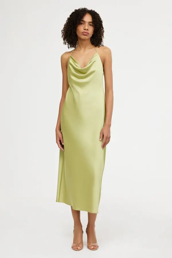 Significant Other Danika Cowl Dress - Matcha
