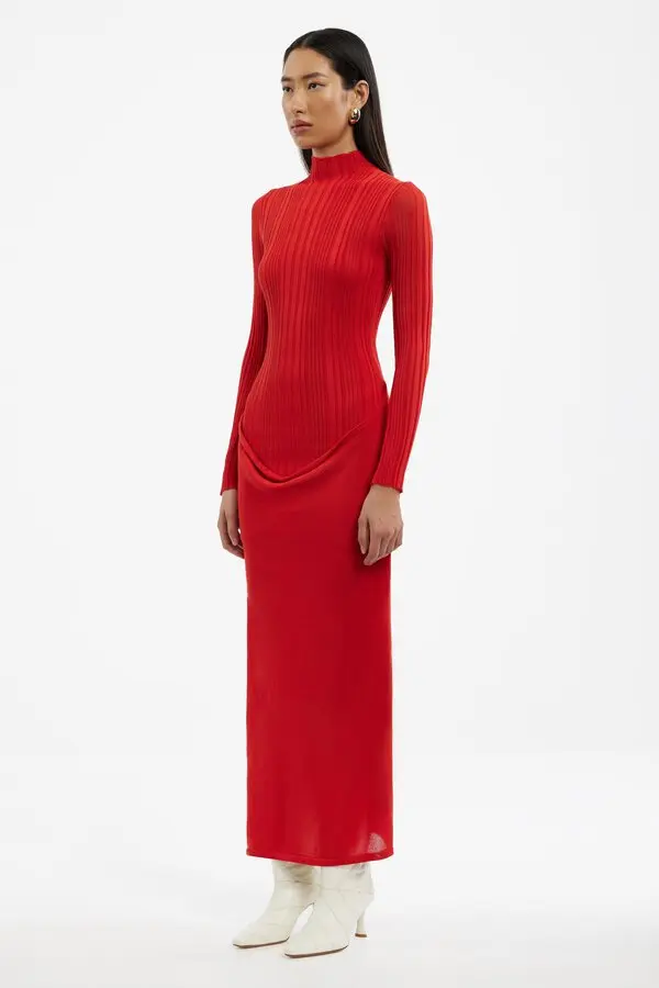 Significant Other Knitted Maxi Dress