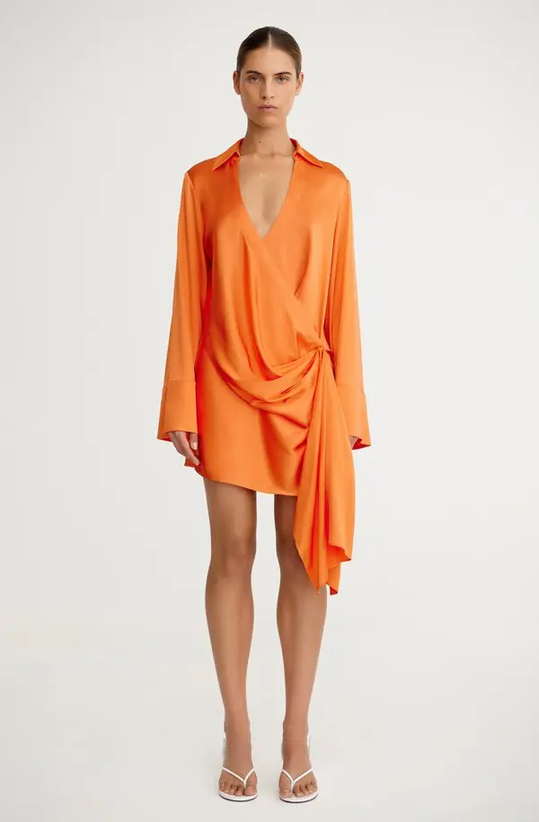 Significant Other Elaina Wrap Midi Dress