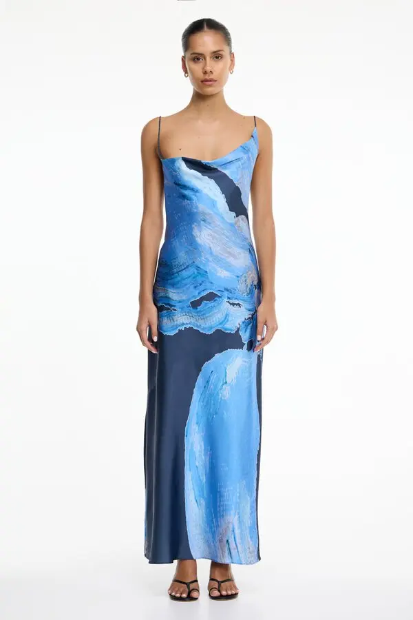 Significant Other Alis Maxi Dress - Petrol Bloom