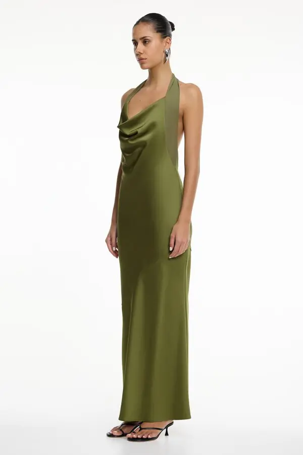 Significant Other Devlyn Halter Maxi Dress - Fern
