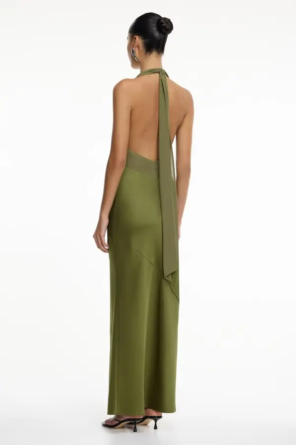 Significant Other Devlyn Halter Maxi Dress - Fern