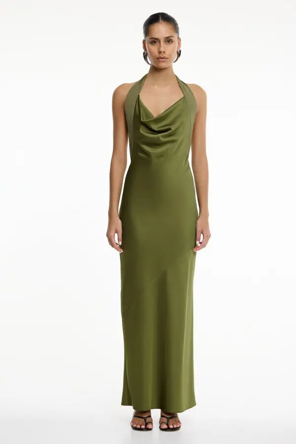 Significant Other Devlyn Halter Maxi Dress - Fern
