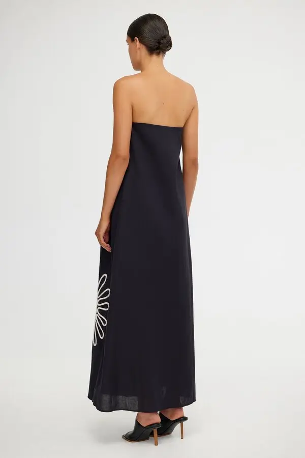 Significant Other Strapless Maxi Dress - Black
