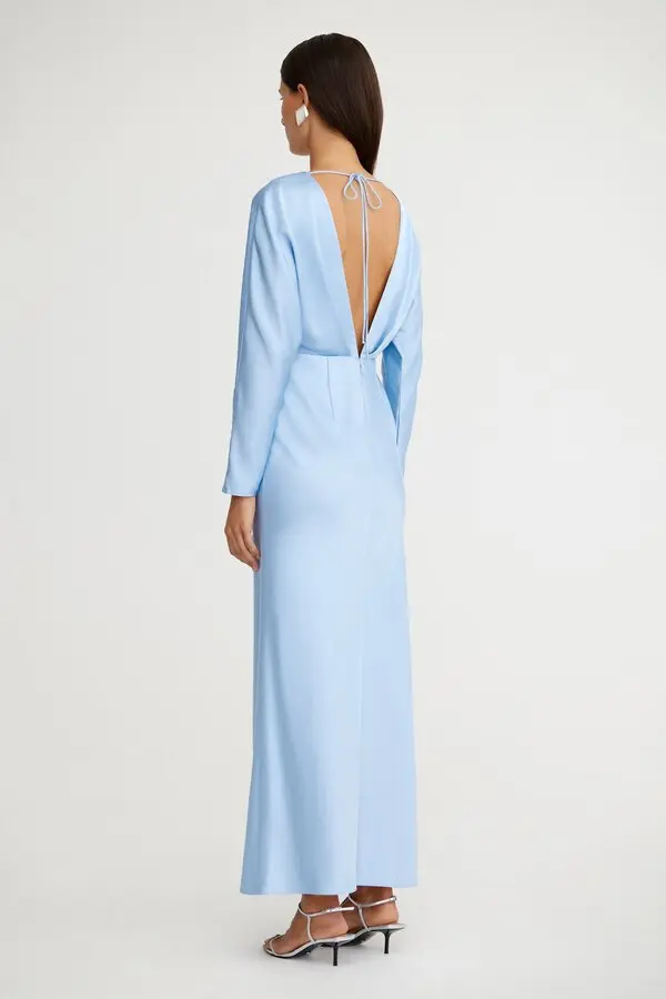 Significant Other Lucile Long Sleeve Maxi Dress - Ice Blue