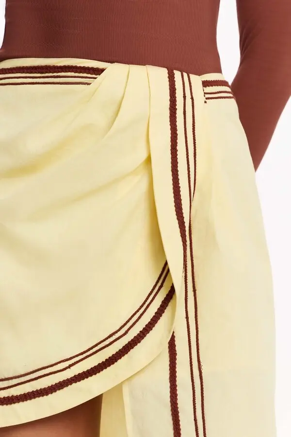 Significant Other Mini Embroidered Skirt
