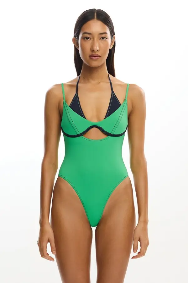 Significant Other Caris Maillot One-piece Swimsuit - Apple