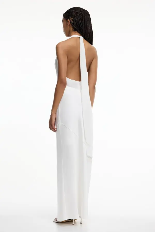 Significant Other Devlyn Halter Maxi Dress - Ivory