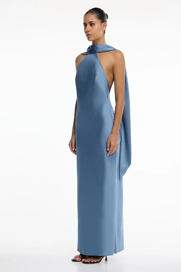 Significant Other Lucile Halter Maxi Dress - Iron