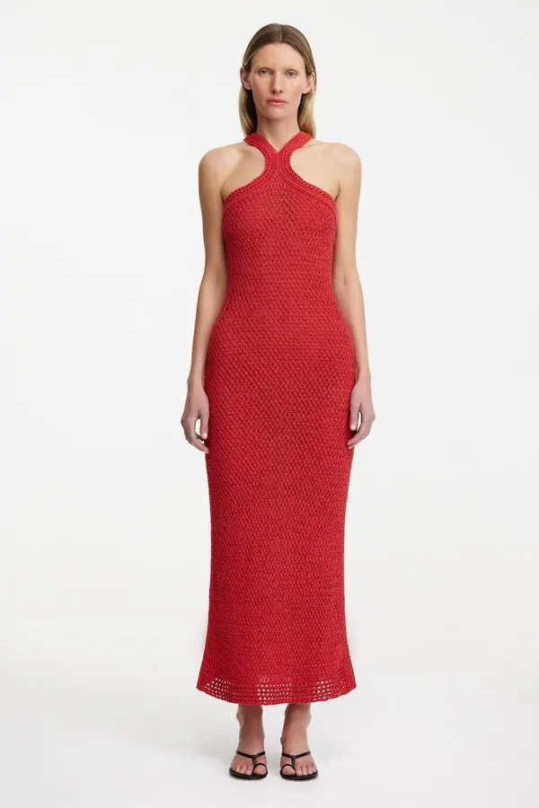 Significant Other Oakleigh Semi Sheer Midi Dress