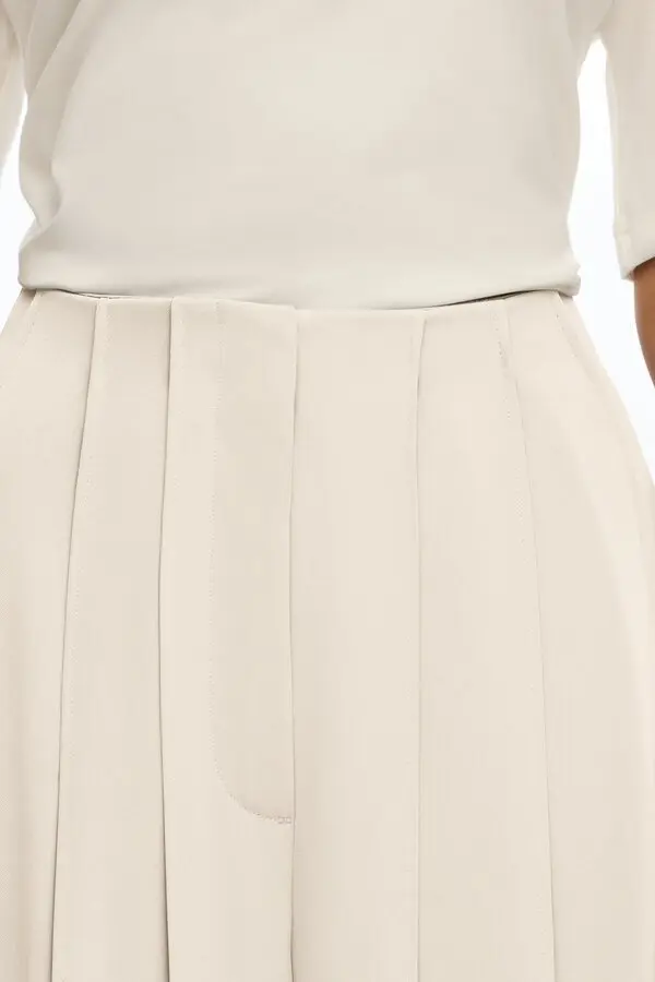Significant Other Wide-leg Pants - Alabaster