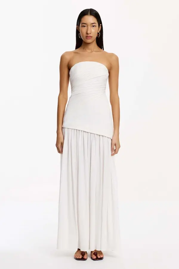 Significant Other Strapless Maxi Dress - Ivory
