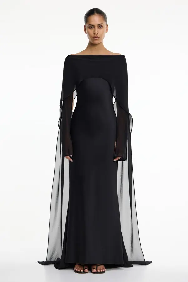 Significant Other Devlyn Long Sleeve Gown - Black