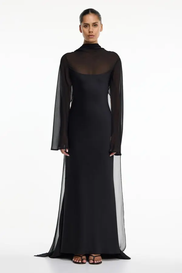 Significant Other Devlyn Long Sleeve Gown - Black