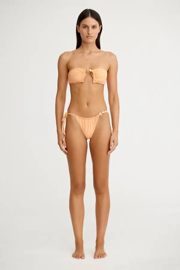 Significant Other Zhara Strapless Top - Apricot