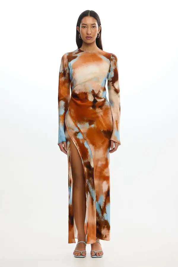 Significant Other Long Sleeve Maxi Dress