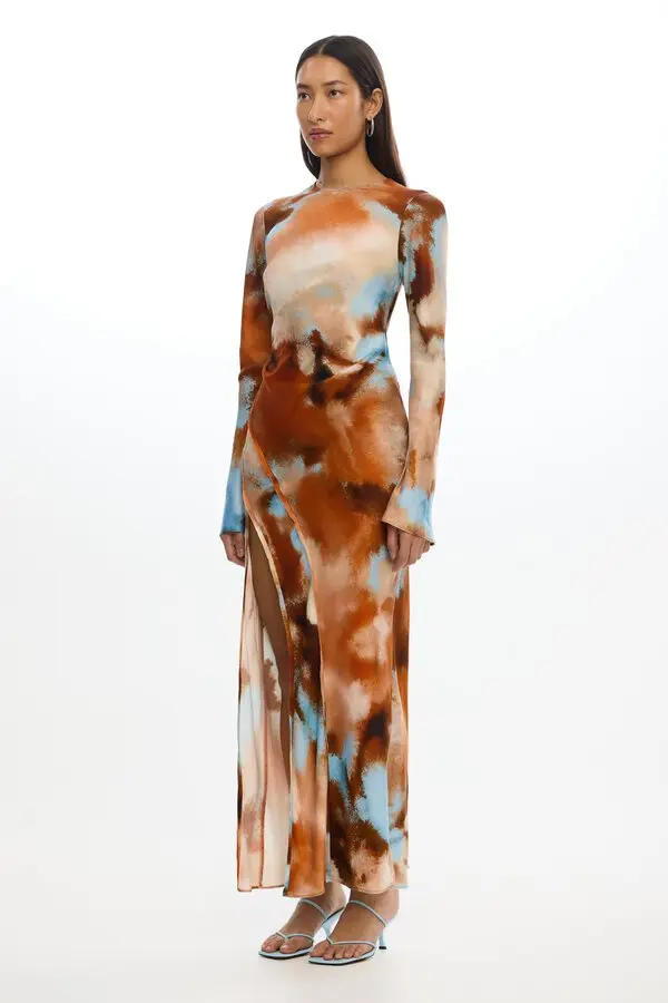 Significant Other Long Sleeve Maxi Dress