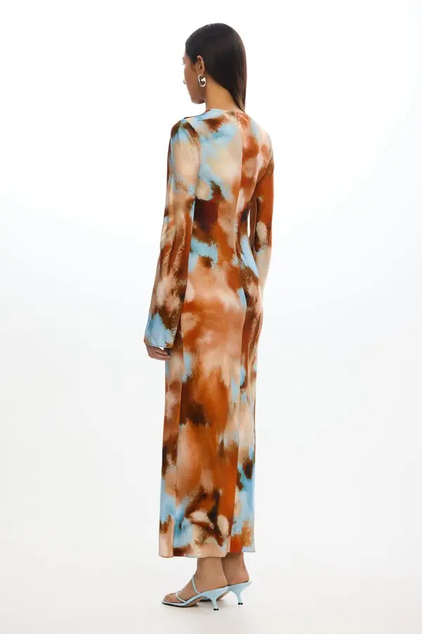 Significant Other Long Sleeve Maxi Dress