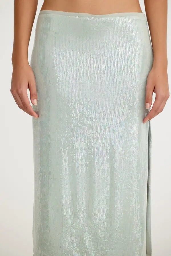 Significant Other Victoria Sequin Skirt
