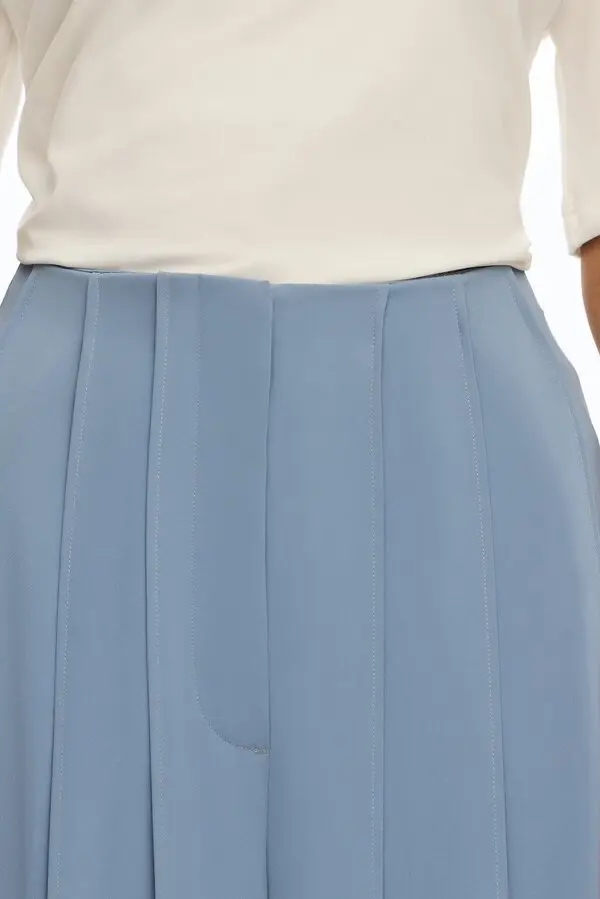 Significant Other Wide-leg Pants - Iron