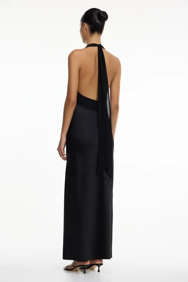 Significant Other Halter Maxi Dress - Black
