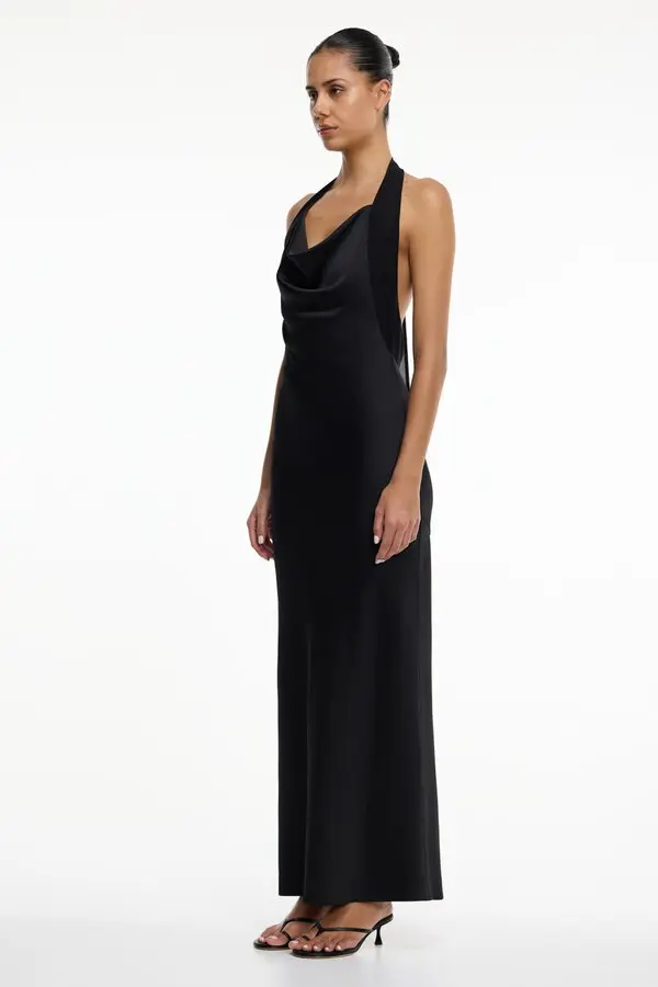 Significant Other Halter Maxi Dress - Black