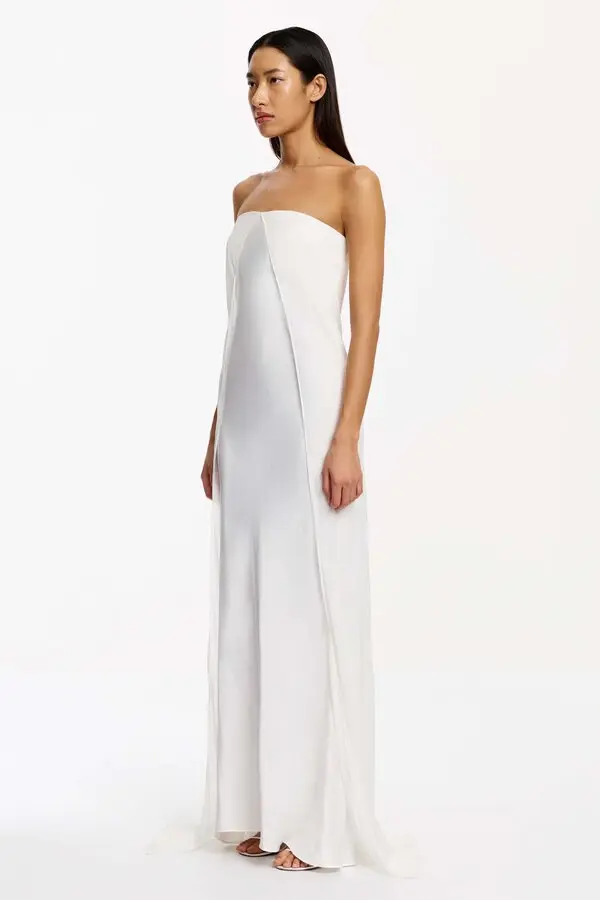 Significant Other Eevie Strapless Gown - Ivory
