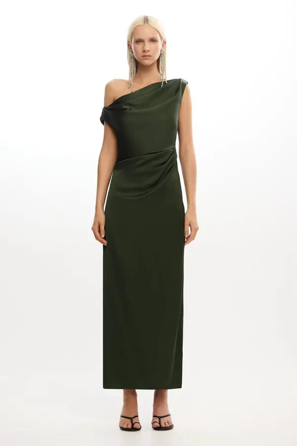 Significant Other Satin Maxi Dress