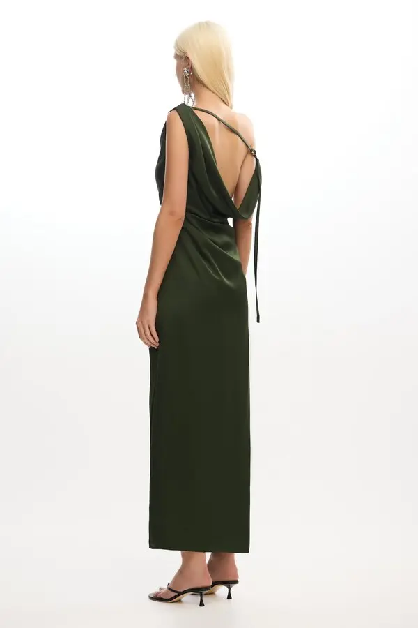 Significant Other Satin Maxi Dress