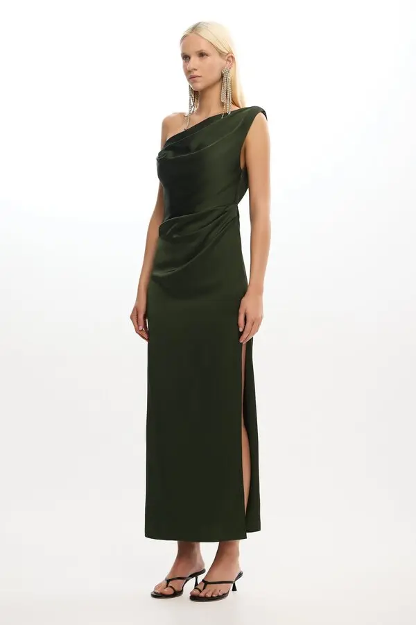 Significant Other Satin Maxi Dress