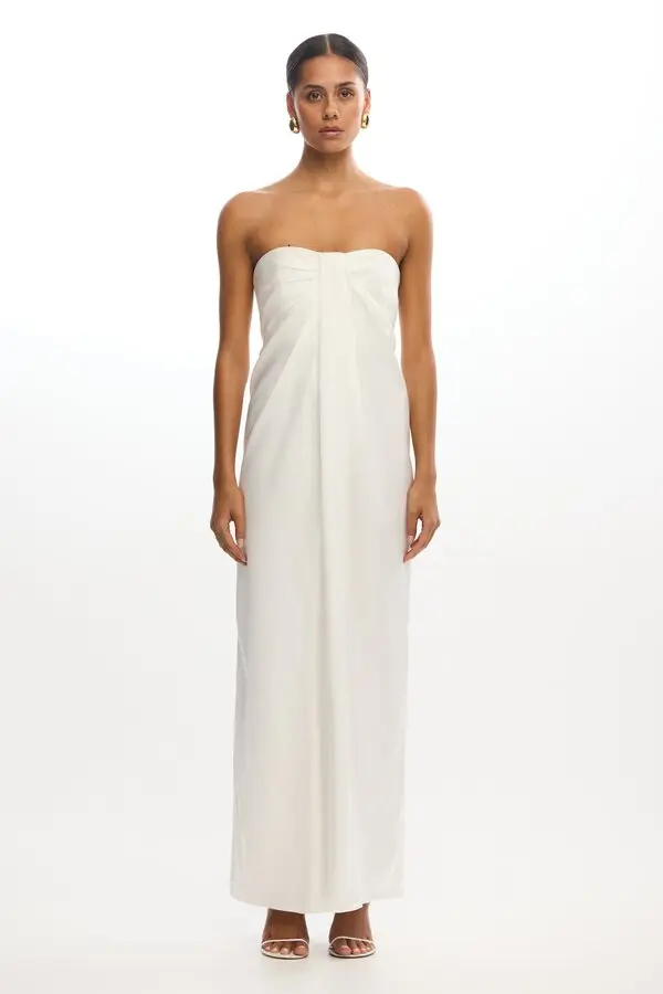 Significant Other Alyssa Strapless Maxi Dress - Ivory