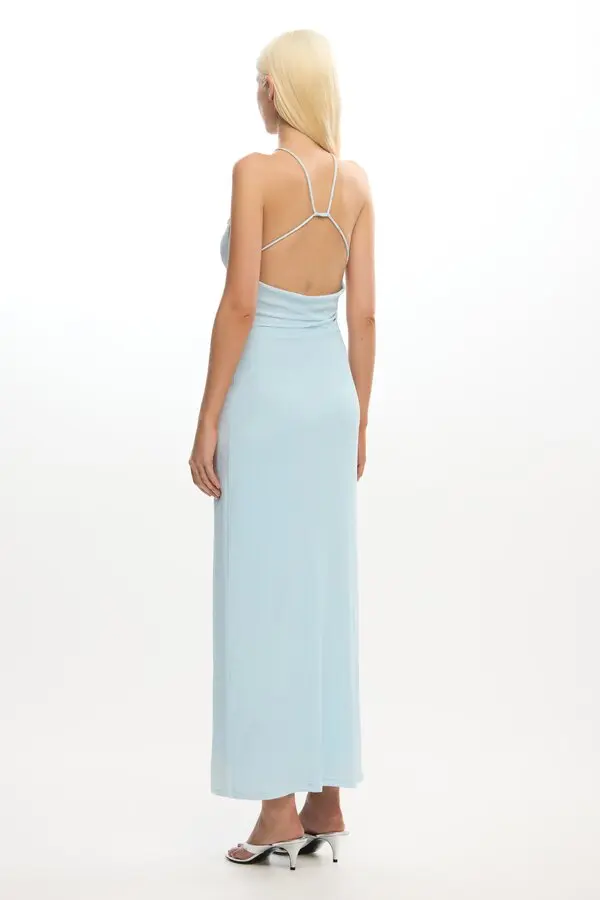 Significant Other Lex Midi Dress With Knot Strap Details