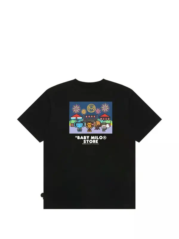 A BATHING APE Graphic-print T-shirt - Black
