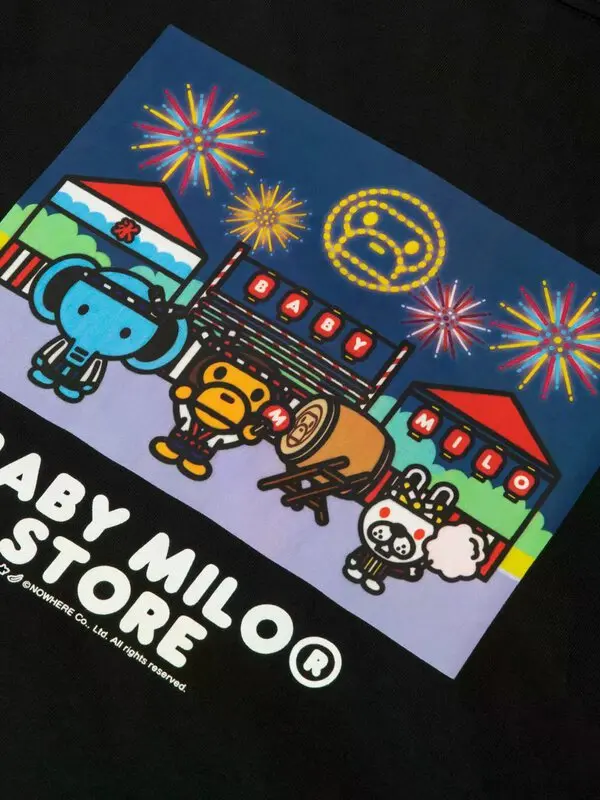 A BATHING APE Graphic-print T-shirt - Black