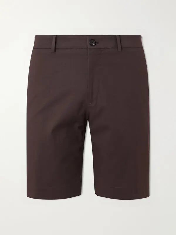 SLOWEAR Slim-fit Cotton-blend Gabardine Chino Shorts