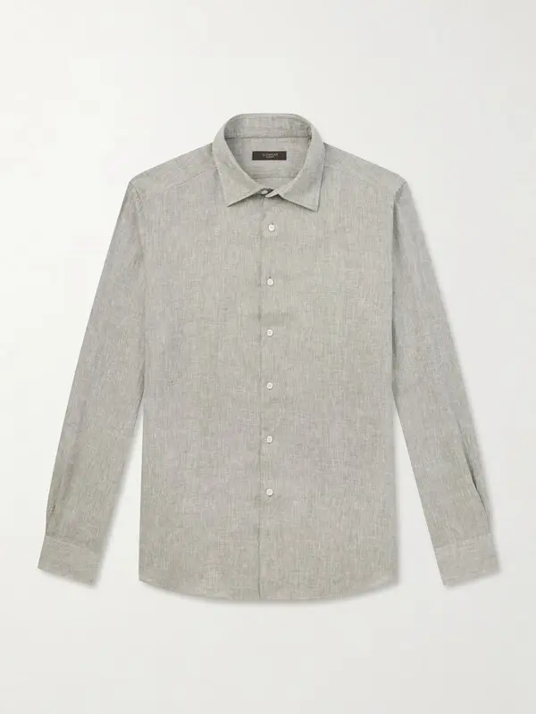SLOWEAR Linen Shirt - Green