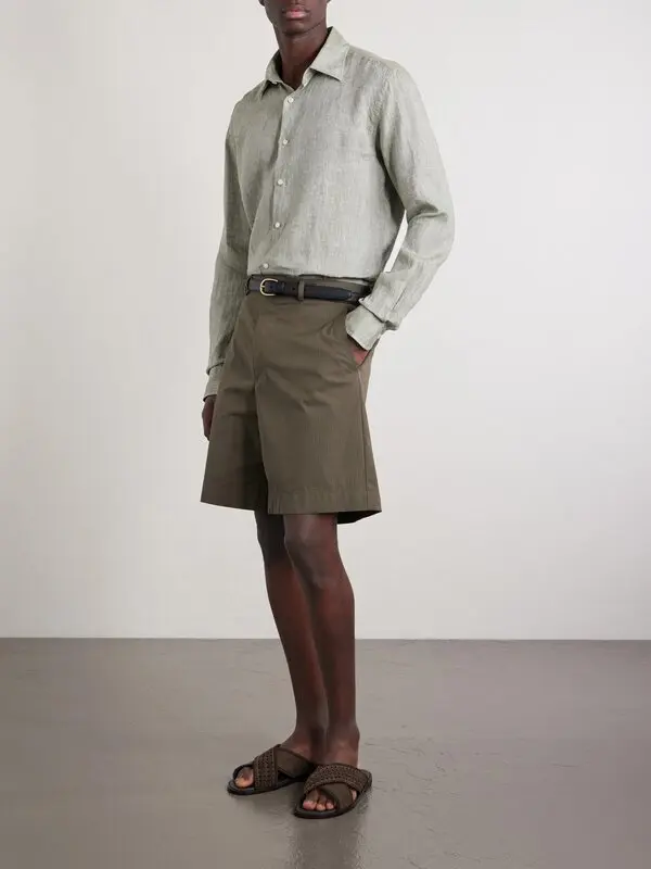SLOWEAR Linen Shirt - Green
