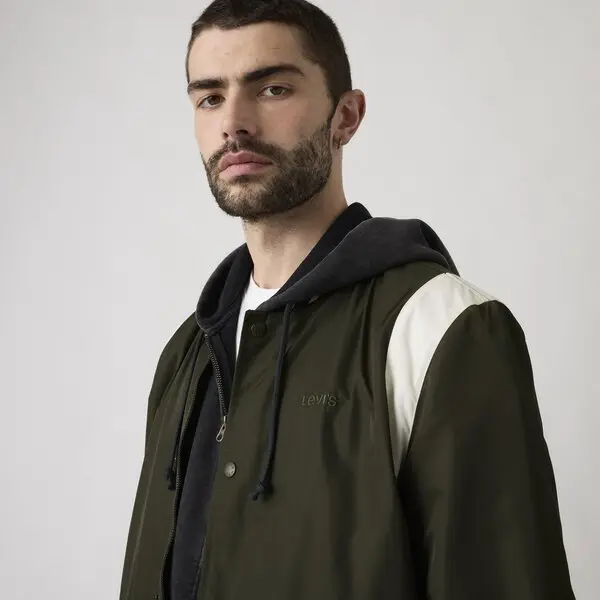LEVI'S Varsity Bomber Jacket - Olive