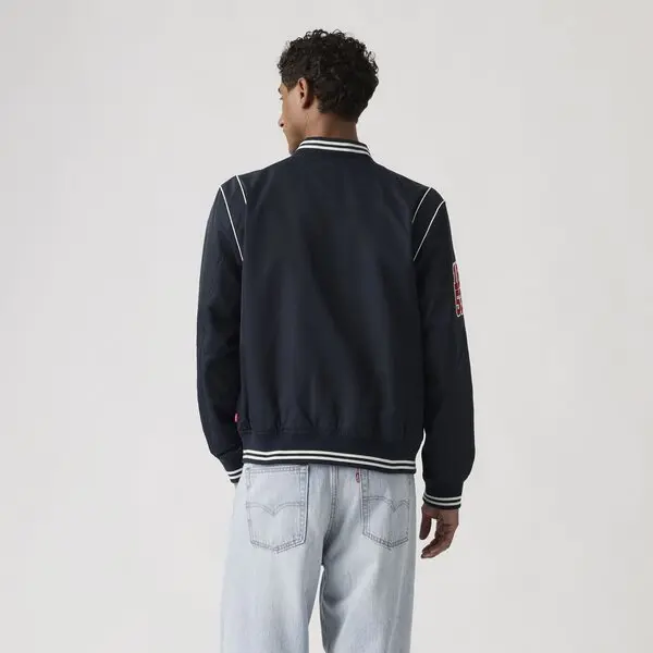 LEVI'S Varsity Patch Bomber Jacket - Navy