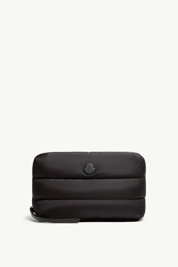 Moncler Caradoc Quilted Beauty Case - Black
