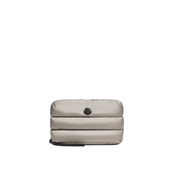 Moncler Caradoc Quilted Beauty Case - Grey